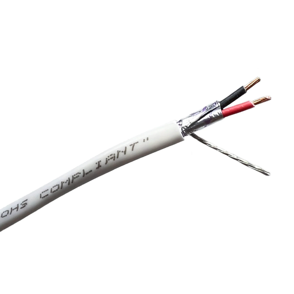 22 AWG 2 Conductor Stranded Shielded Plenum Cable (100ft) – Video ...